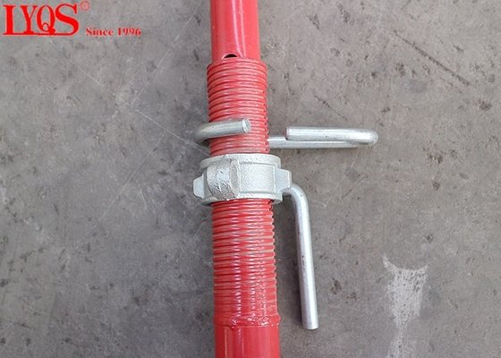 Powder Coating Adjustable Jack Post With High Strength Steel Material