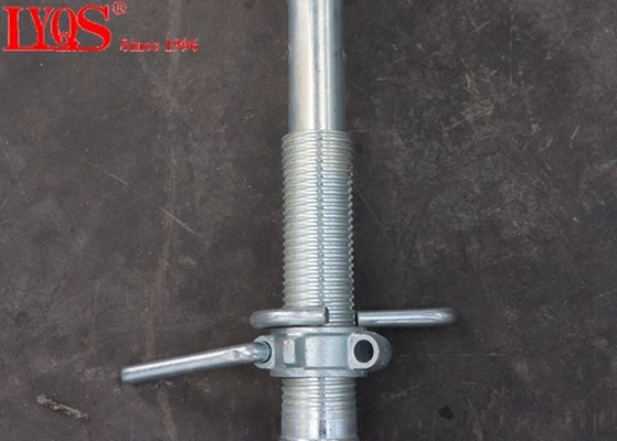 Heavy Duty Adjustable Steel Shoring Posts Galvanization Surface L Shaped