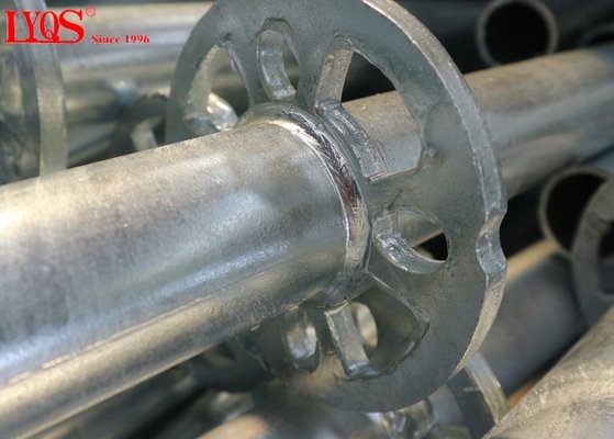 Q235 / Q345 Ring Lock System / Quick Lock Scaffolding System Highly Damage Resistant