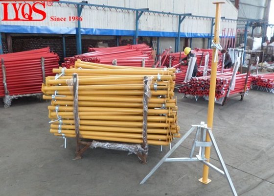 Durable Acrow Building Props Powder Coating Push Pull Props For Heavy Duty Shores