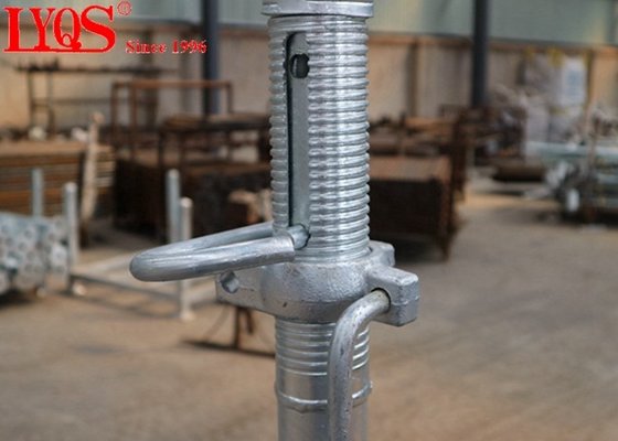 Hot Dipped Galvanized Steel Shoring Posts Heavy Gauge Adjustable Builders Props