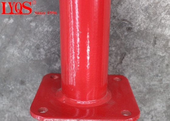 High Strength Adjustable Shoring Posts Anti - Rust With Red Coating