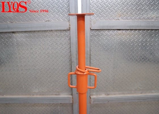 Powder Coated Adjustable Shoring Posts Light Duty Q235 Steel Tubing