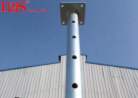 Adjustable Building Support Post / Steel Shore Jacks For Propping Formwork Beams