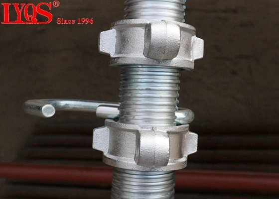 Quick Bracing Push Pull Props , Steel Post Shores For Wall Formwork