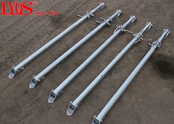 Galvanized Size 4 Acrow Props / High Load Tilt Panel Props For Prefabricated Walls