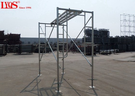 Sturdy Steel Ladder Frame Scaffolding Zinc Plated For Mansonry 3'×3'6"