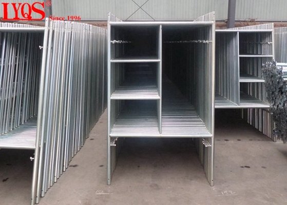 High Strength 3' × 6'4" A Frame Scaffold Structural Steel Tubing ISO / SGS Approved