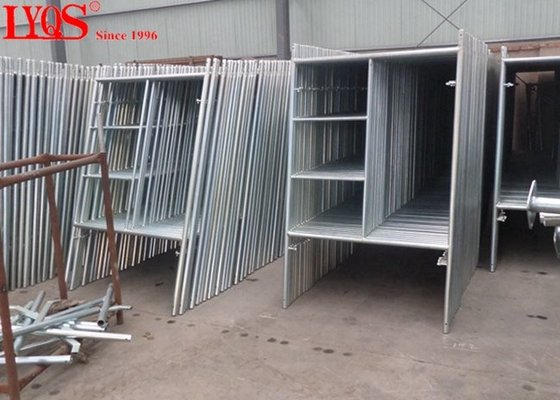 Galvanized Quick Lock Scaffolding 2.0mm Thickness For Masonry , 5 Year Warranty