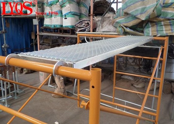 Mason Triple Ladder Frame Scaffolding 5’×5’7" For Indoor Slab Supporting