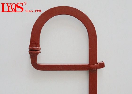 Painted Steel Forged Masonry Clamps F Style For Building High Strength