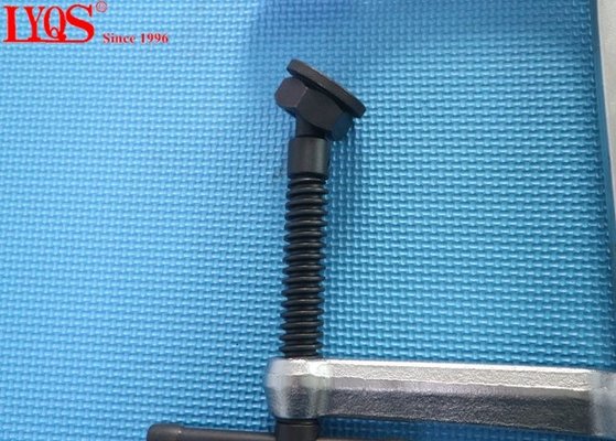 Galvanized Welding F Clamps Swivel Hex Head With Black Phosphated Finish Handle