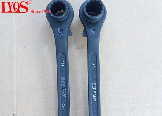 Heated Forged Scaffold Ratchet Wrench Snap On Scaffold Ratchet 19mm *21mm
