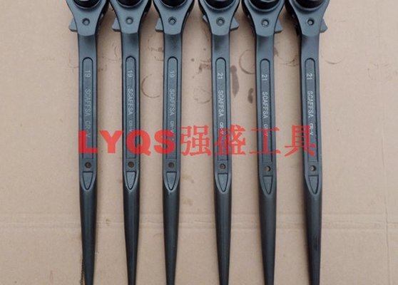 Scaffolding Erecting Tools Double Size Ratchet Wrench 800N/M Max Torque