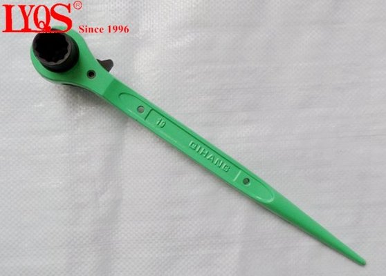 Tapered Handle Scaffold Ratchet Podger Spanner 21mm 19mm Powder Coating Surface
