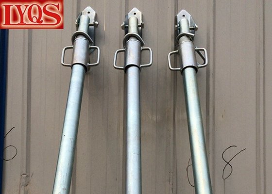Construction Formwork Screw Jack Shoring Posts 2000mm/3600mm For Supporting