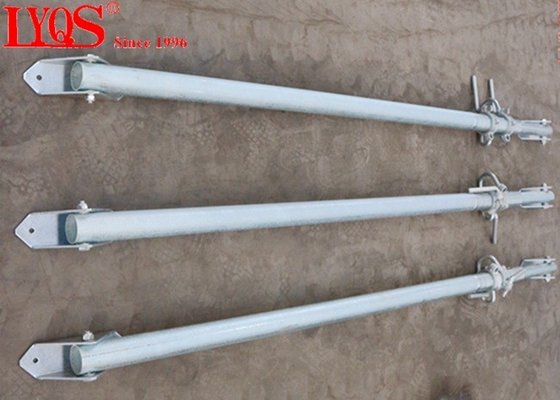 Q235 Steel Adjustable Screw Jack Shoring Posts Light Duty For Building