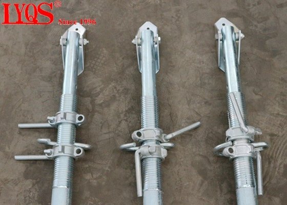 Q235 Steel Adjustable Screw Jack Shoring Posts Light Duty For Building