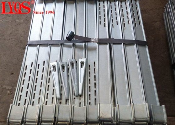 Heavy Duty Formwork Column Clamps Steel Bar With 9mm Thickness Groove