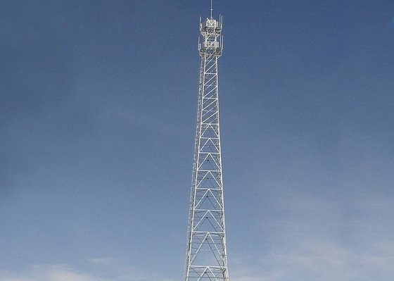 Communication Angle Steel Tower 4.8S / 6.8S / 8.8S Bolt Grade 20m - 180m Height supplier