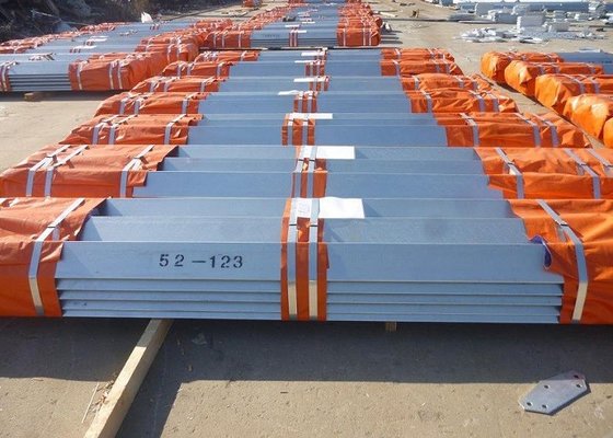 Hot dip Steel Transmission Tower Q235B / Q345B Material With Angle Steel Member supplier