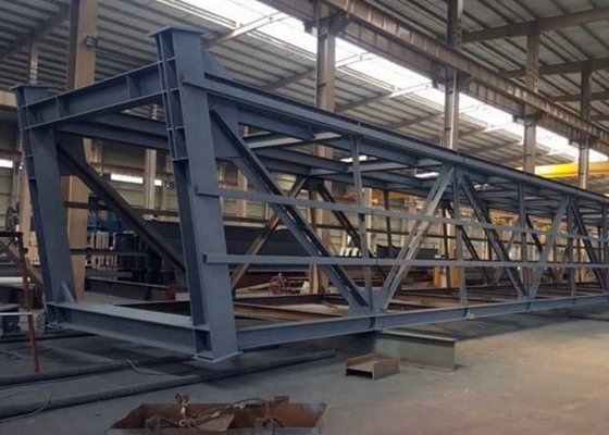 AWS D1.1 Steel Frame Commercial Building , Recycled Pre Manufactured Steel Buildings supplier