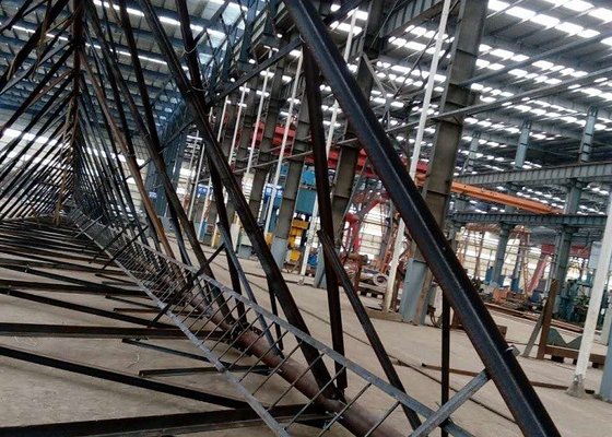 60m Hot Dipped Mobile Telecom Tower For Communication Q235B / Q345B Material supplier