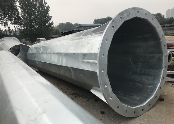 Wind Energy Steel Monopole Tower High Tensile Strength AWS D1.1 Welding Standard supplier