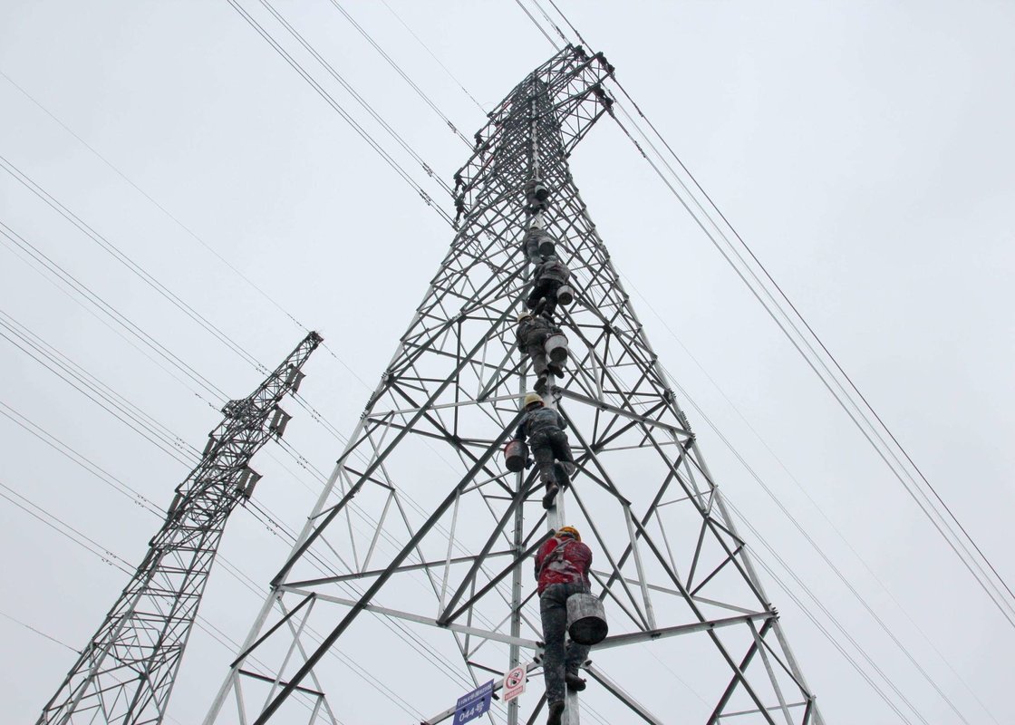 4.8S / 6.8S / 8.8S Transmission Line Steel Towers , High 500 Kv Transmission Tower supplier