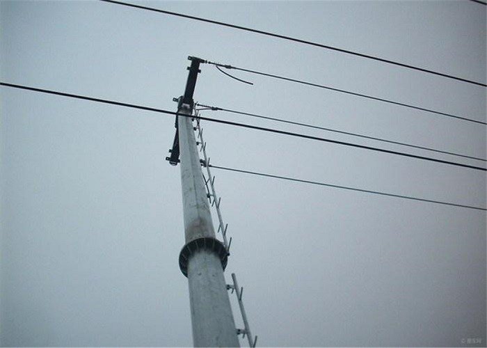Q235B / Q345B Steel Monopole Tower , Telecom 66 Kv Transmission Tower supplier