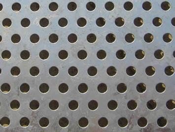 China Round Plain Stainless Steel Perforated Sheet 60 Degree Staggered supplier