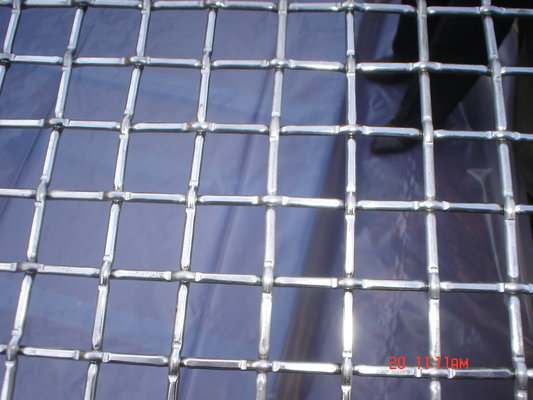 China Square Galvanzied Stainless Steel Crimped Wire Mesh For Chemicals / Fertilizers supplier