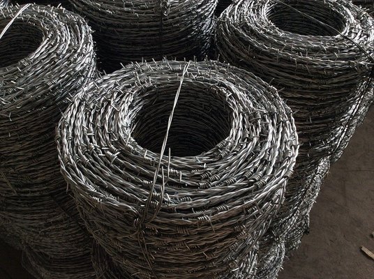 Dark Annealed Steel Wire Galvanized Barbed Wire For Woven Wire Mesh supplier