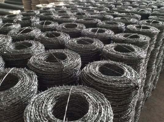 Dark Annealed Steel Wire Galvanized Barbed Wire For Woven Wire Mesh supplier