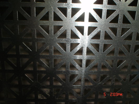 SUS304 316 Steel Perforated Metal Panels , Hole 0.5mm - 10.0mm supplier