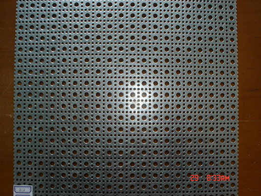 Ceiling Decorative Stainless Steel Perforated Sheet silver / green supplier