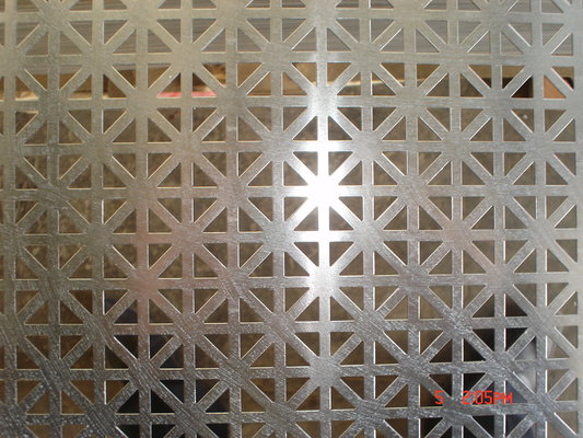 Ceiling Decorative Stainless Steel Perforated Sheet silver / green supplier