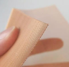 Red Plain / Twill Weave Copper Woven Mesh 20 Mesh For Cabinet Screen supplier