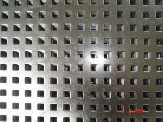 Architecture Slotted Perforated Stainless Steel Sheets With Round / Square Hole supplier