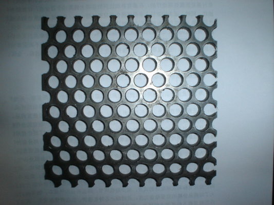 Round Plain Stainless Steel Perforated Sheet 60 Degree Staggered supplier