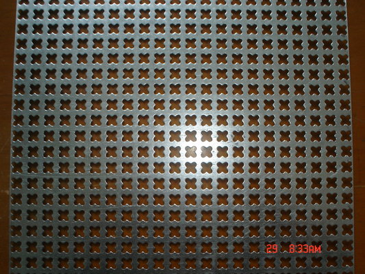 SUS304 316 Stainless Steel Perforated Plate For Ceiling / Shelves supplier