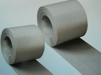 AISI304 / 316L Plain Weave Stainless Steel Strip Woven Wire Mesh supplier