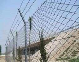 Road Residential Hot Dipped Galvanized Chain Link Mesh Silver / Green supplier