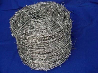 Low Carbon Hot Dipped Electro-Galvanized Iron Wire , Double Strand Barbed Wire supplier