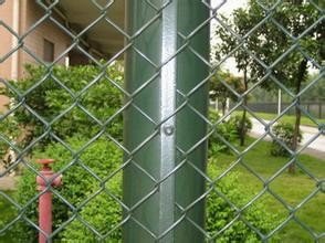 Green Black Hot dipped Galvanized steel mesh fencing High Security ,  PVC Coated supplier