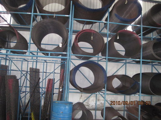 Black  high carbon steel Crimped Wire Mesh for sieving crushed stone supplier