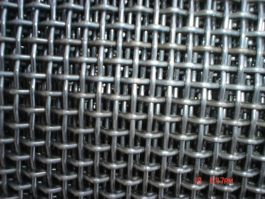 carbon iron Crimped Wire Mesh filter screen for pharmacy / metallurgy supplier