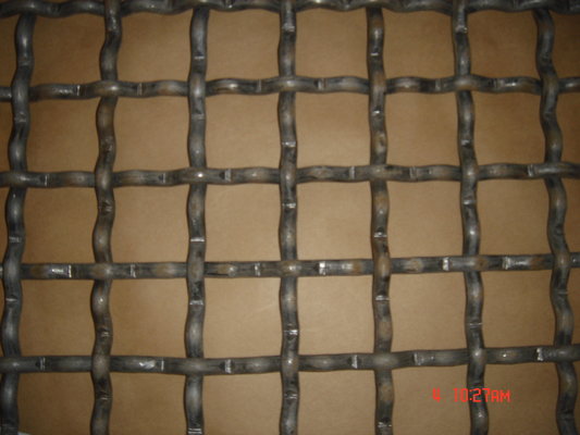 carbon iron Crimped Wire Mesh filter screen for pharmacy / metallurgy supplier