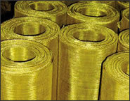Customized phosphor bronze wire mesh / Filter Sieve , brass wire cloth Width supplier
