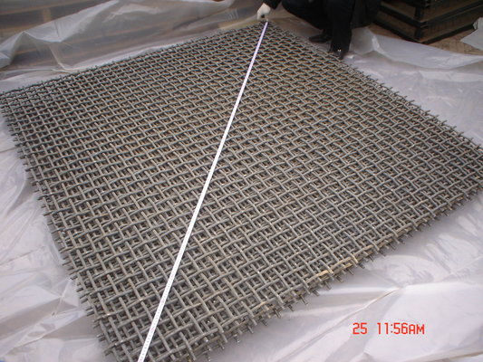 carbon iron Crimped Wire Mesh filter screen for pharmacy / metallurgy supplier